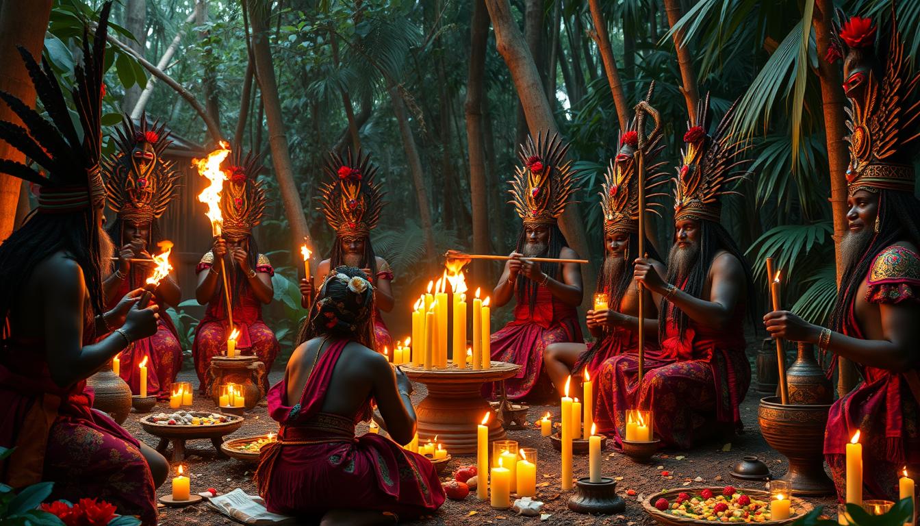 The Rituals of Voodoo in West Africa and the Caribbean.